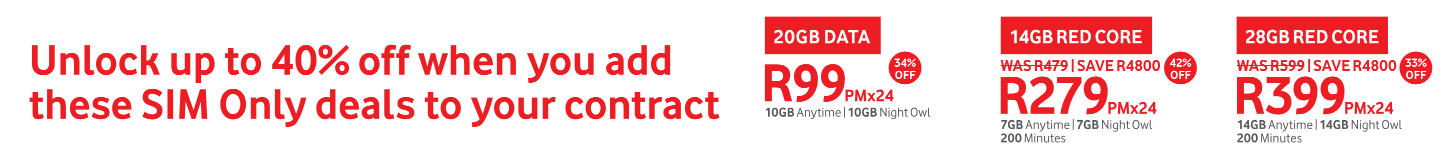 Standard terms and conditions apply.